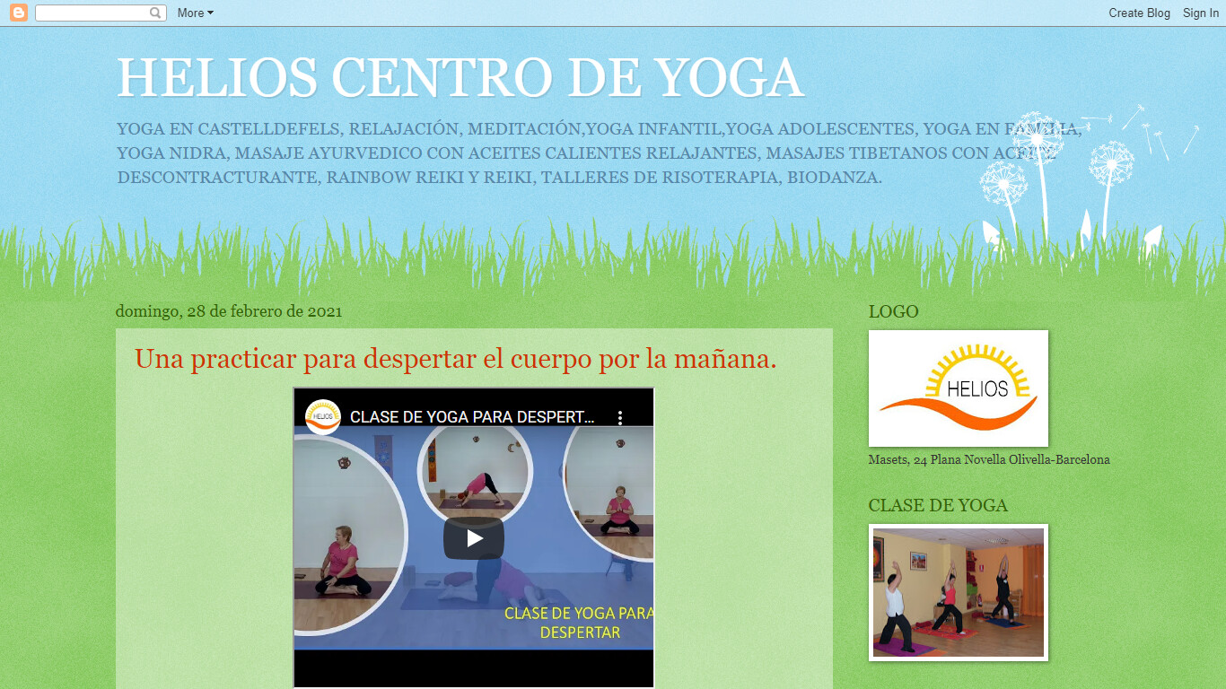 Helios Centro de Yoga • Terapias del Bienestar • Lo Más Sano