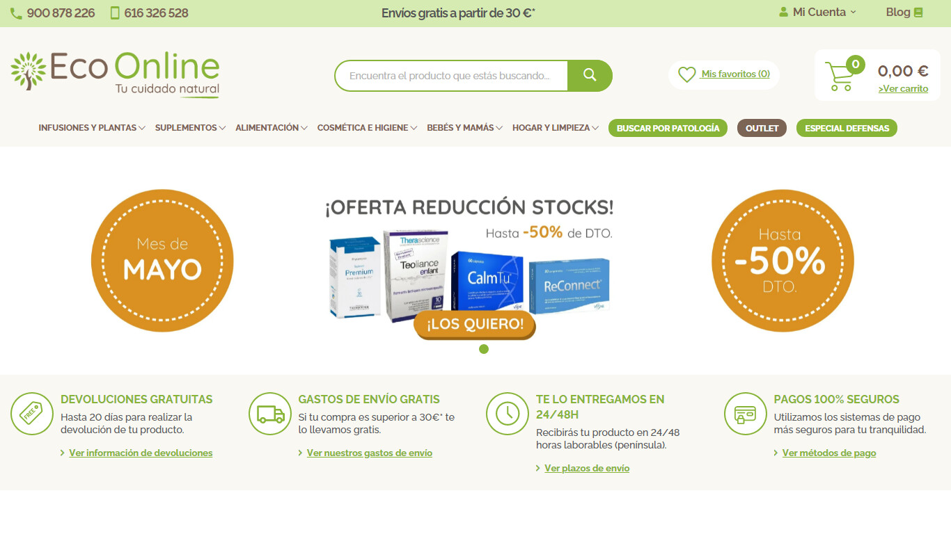 Eco Online • Alimentación Ecológica y Restaurantes "Verdes" • Lo Más Sano