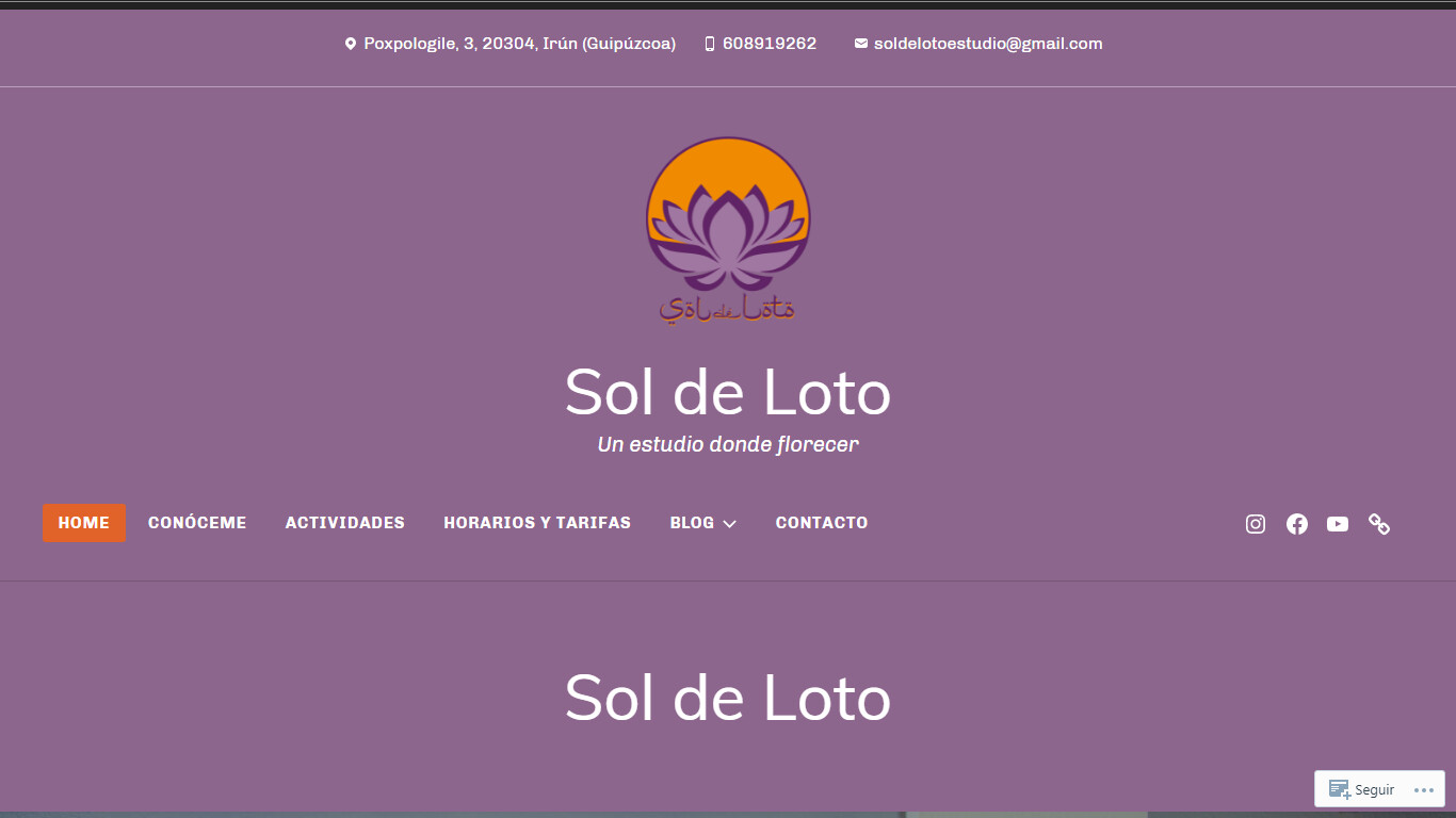 Sol de Loto • Terapias del Bienestar • Lo Más Sano